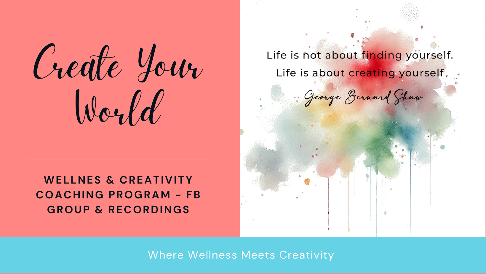 Create Your World Coaching - FB Group & Recordings – Christine's Art World